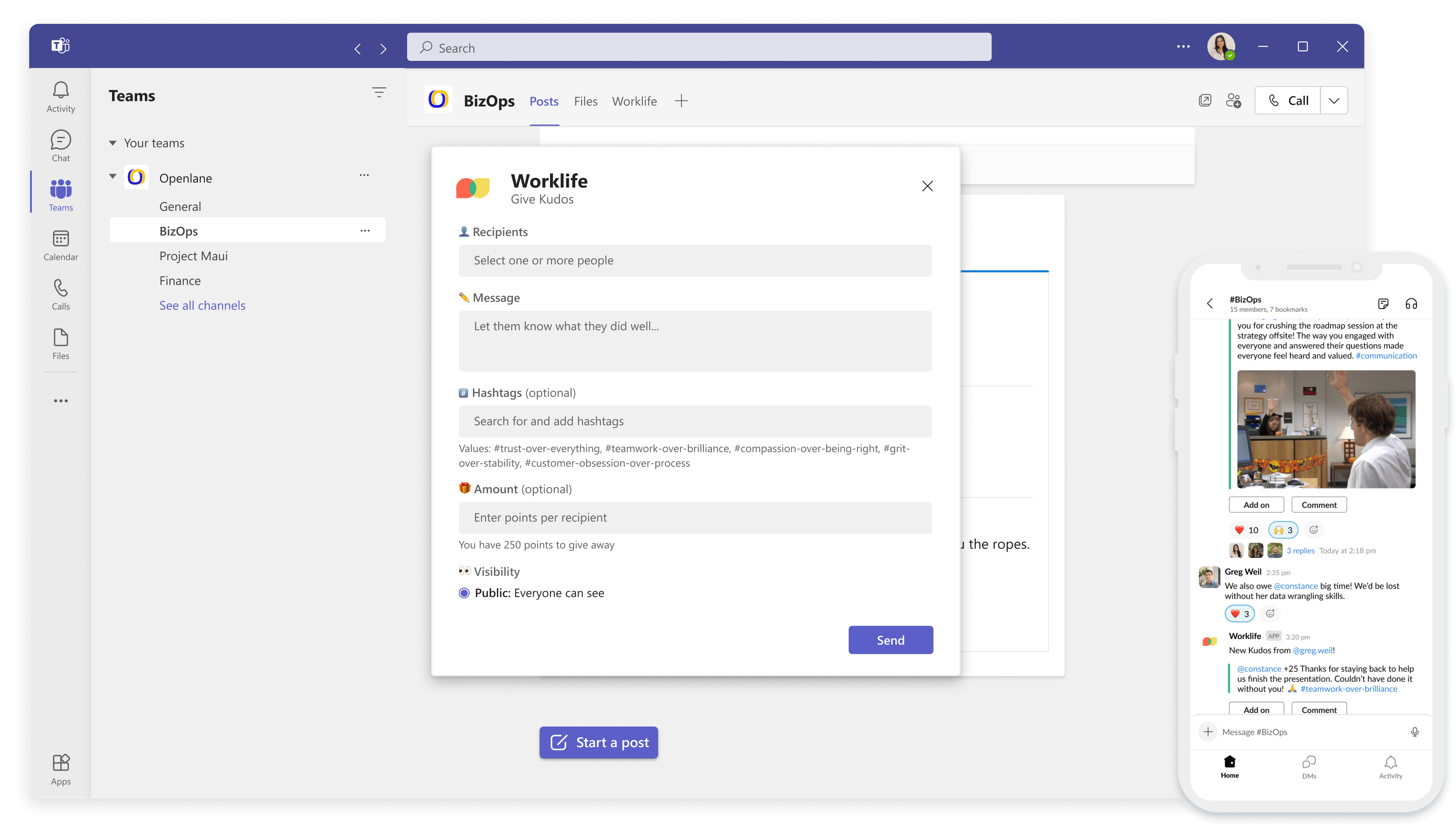 Worklife | The recognition platform for modern teams